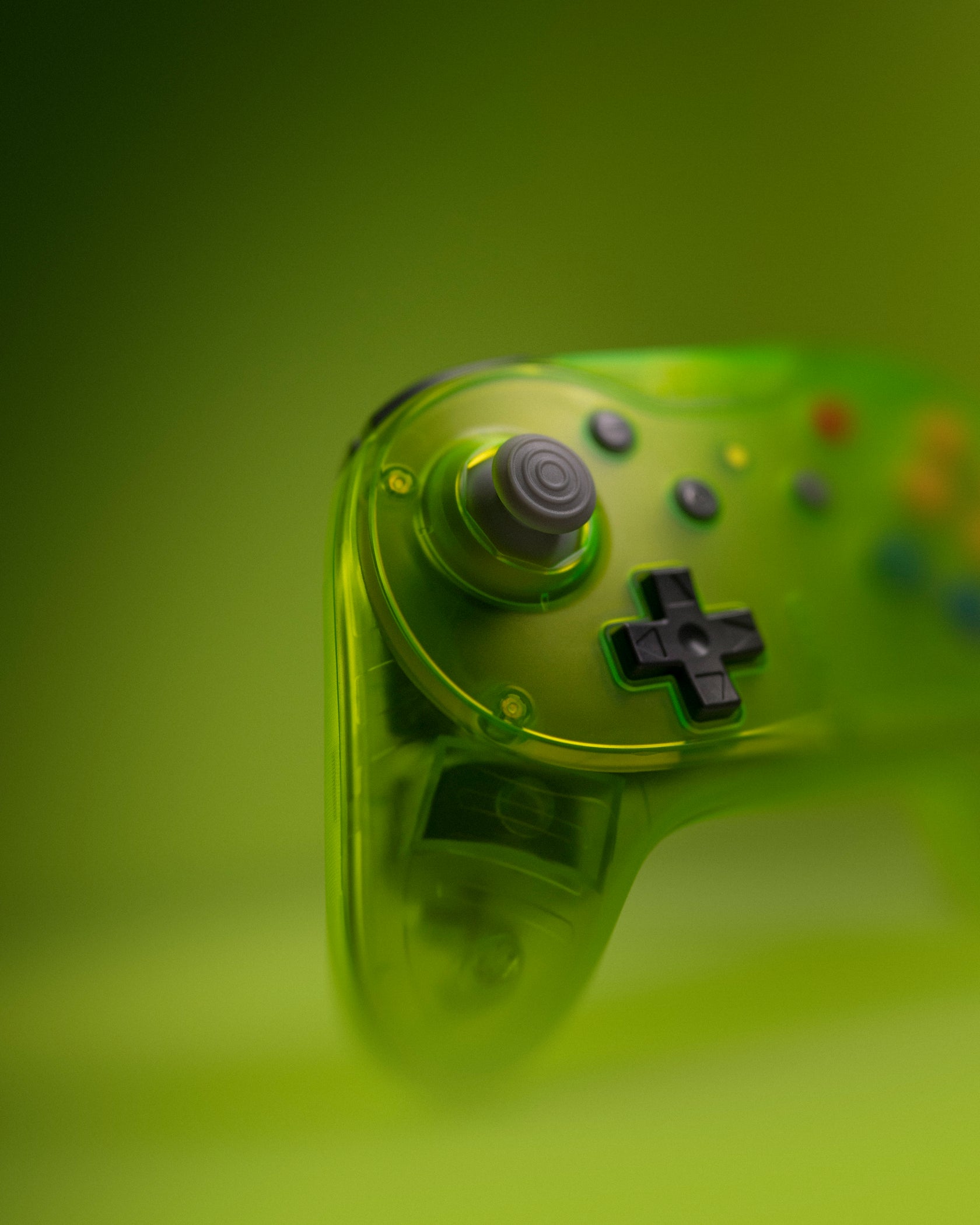 Brawler64 N64 Pro Series Wireless Controller [Extreme Green] - N64 / S ...