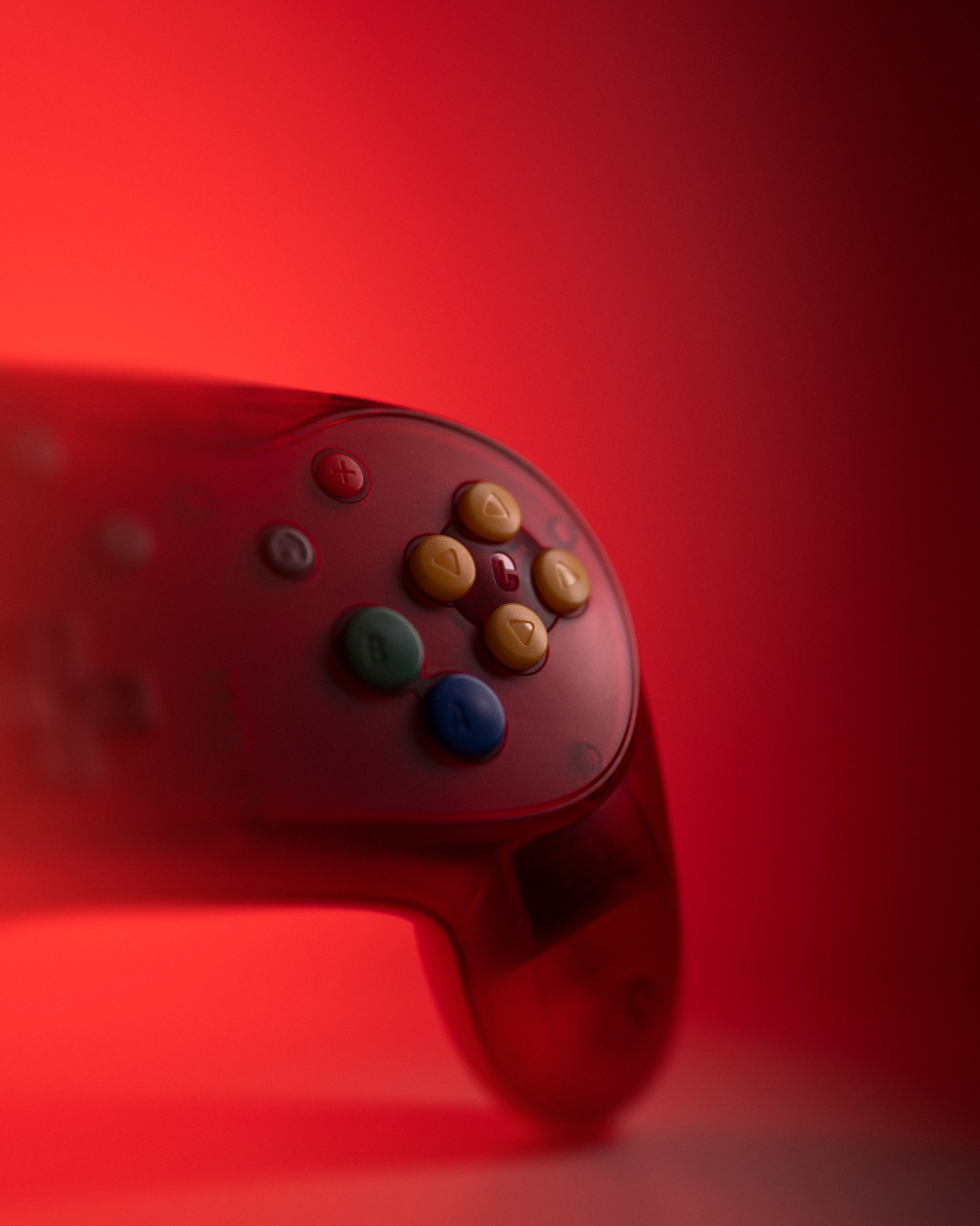 Brawler64 N64 Pro Series Wireless Controller [Watermelon Red] - N64 ...