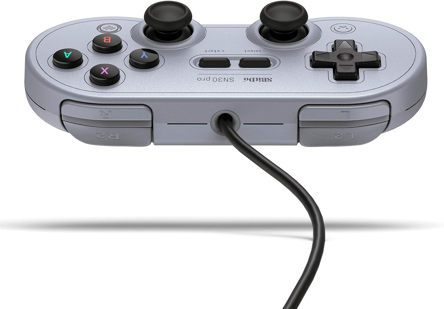 8BITDO SN30 PRO WIRED [GREY] — VIDEOGAMESPLUS.CA