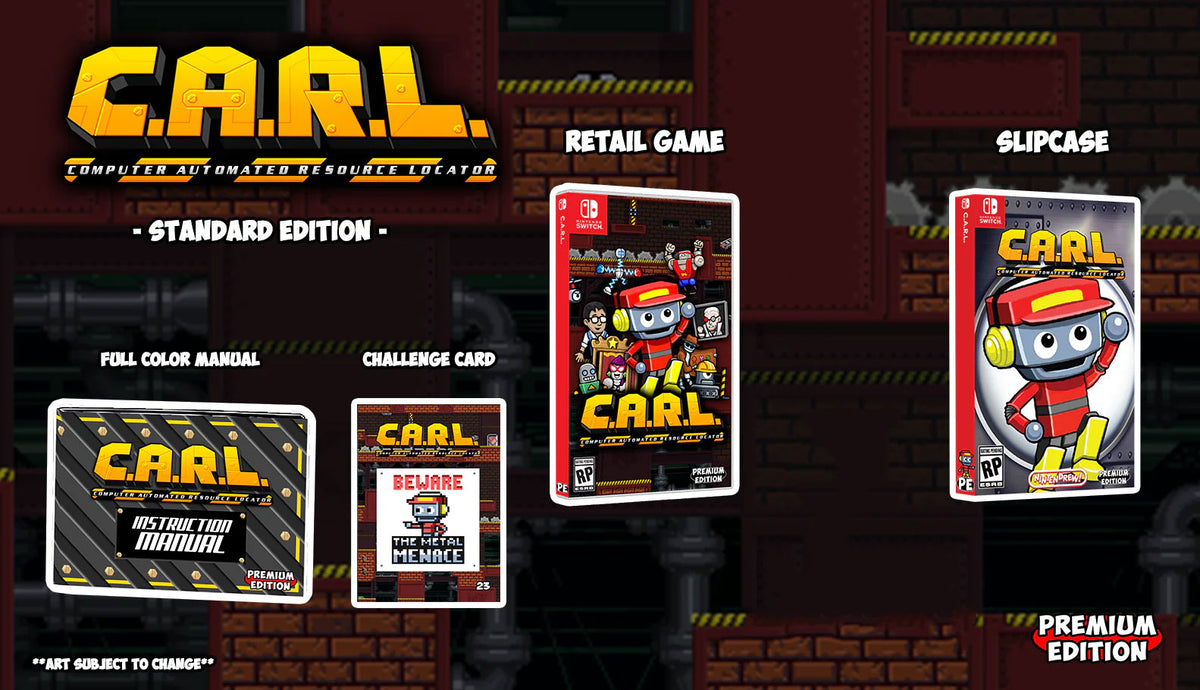 CARL [STANDARD EDITION] [PREMIUM EDITION GAMES SERIES 9] - Nintendo Sw ...