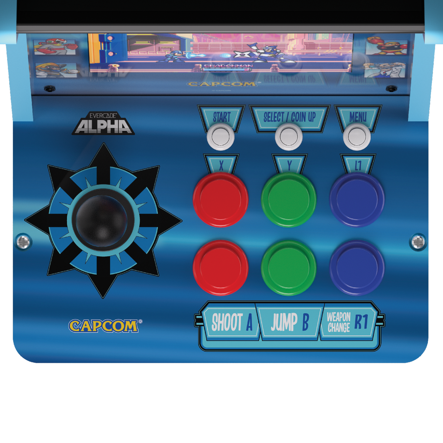 Evercade Alpha Mega Man Bartop Arcade — VIDEOGAMESPLUS.CA