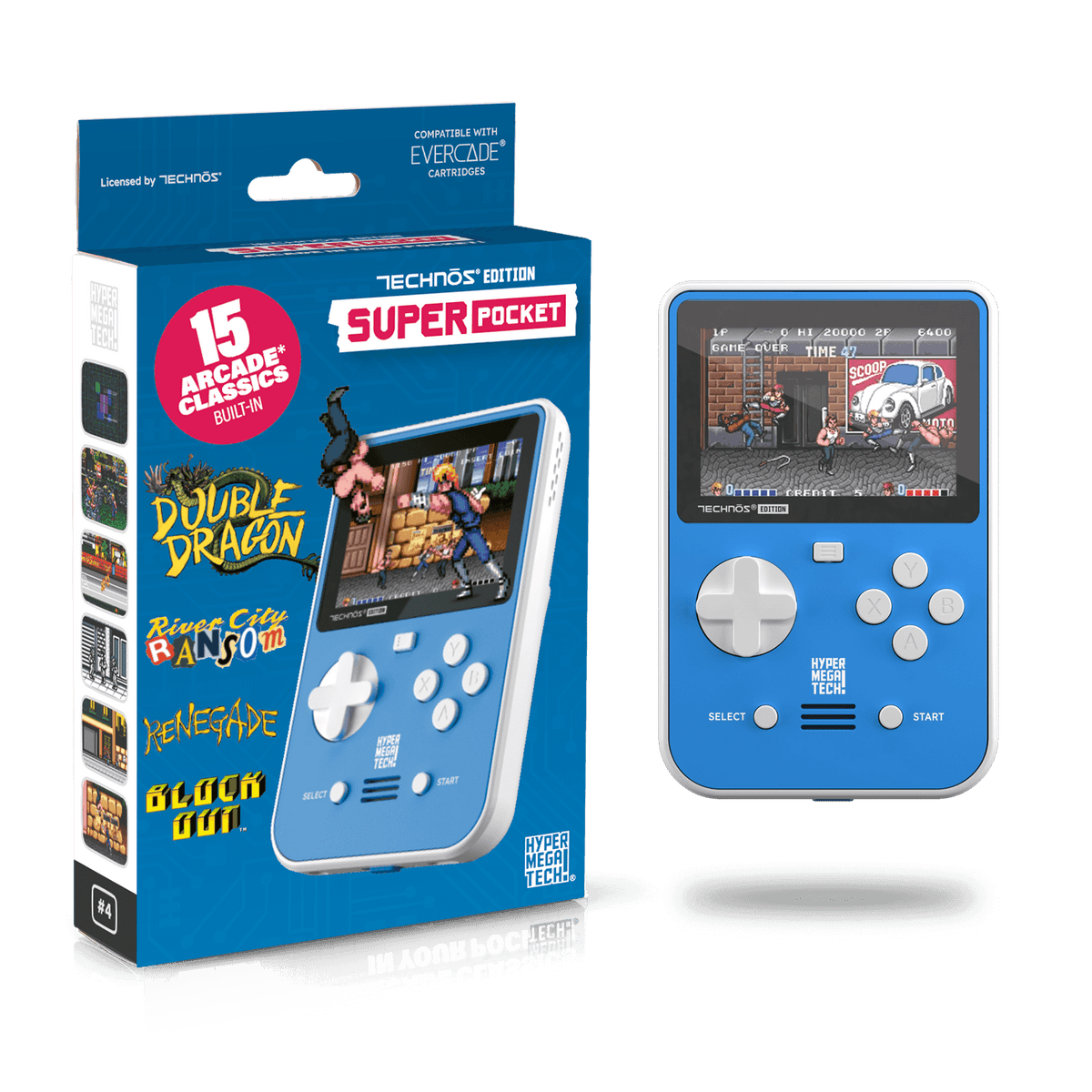 Technos Super Pocket - HYPER MEGA TECH (FREE SHIPPING) — VIDEOGAMESPLUS.CA