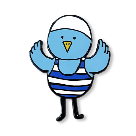 Blue Prince Swimbird Pin (PRE-ORDER) — VIDEOGAMESPLUS.CA