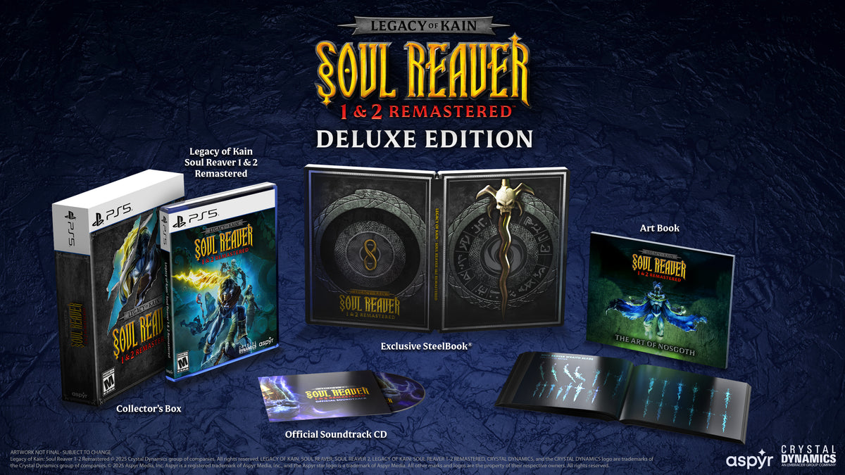 Legacy of Kain Soul Reaver 1&2 Remastered Deluxe Edition - Playstation ...