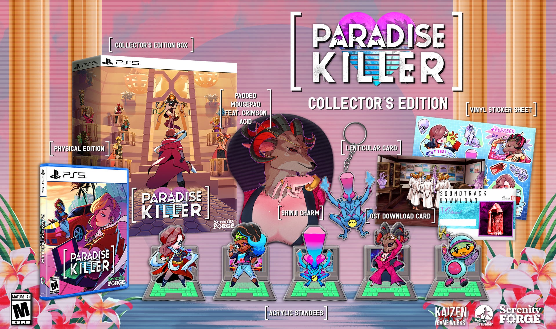 PARADISE KILLER COLLECTORS EDITION - PS5 — VIDEOGAMESPLUS.CA
