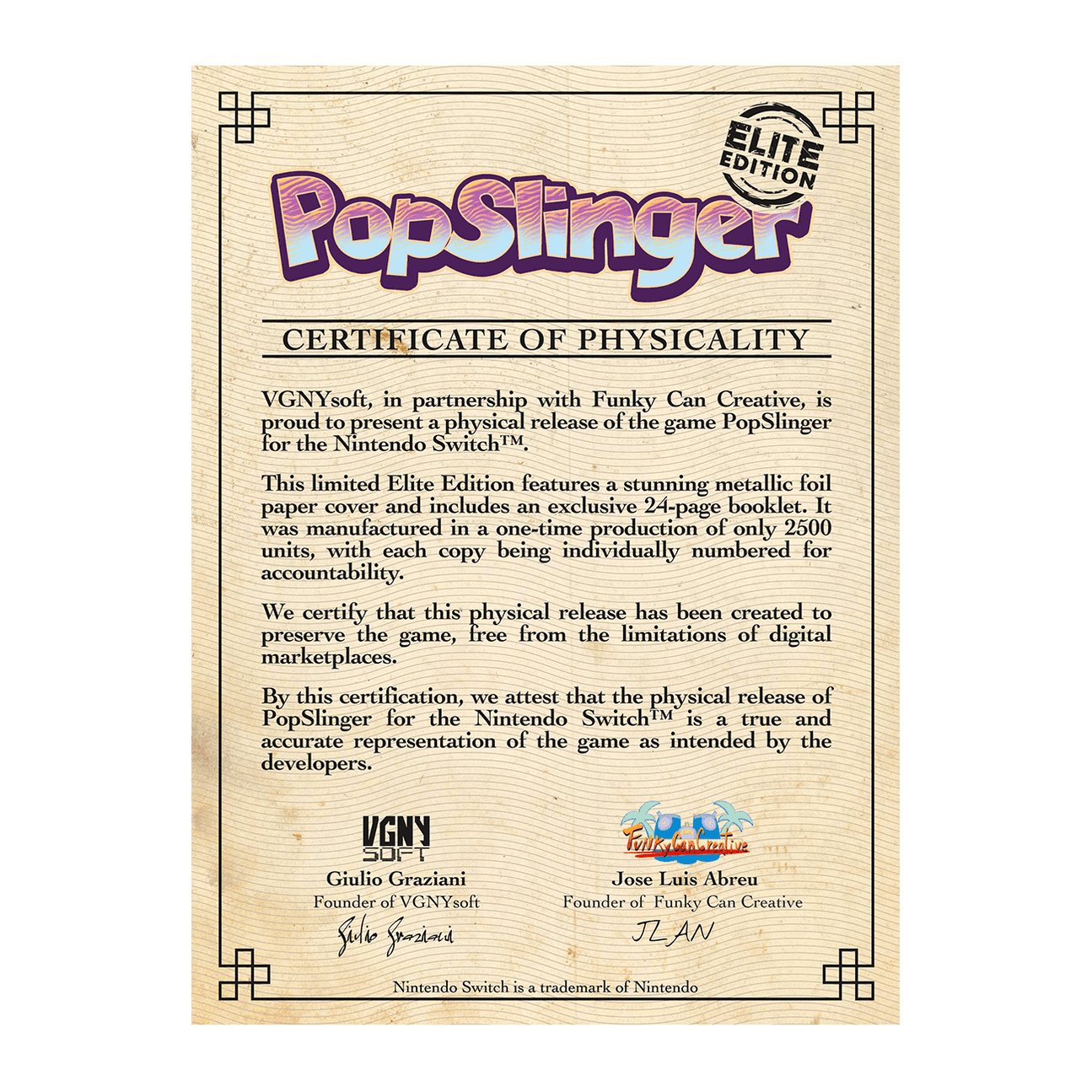 PopSlinger (Elite Edition) - Nintendo Switch — VIDEOGAMESPLUS.CA