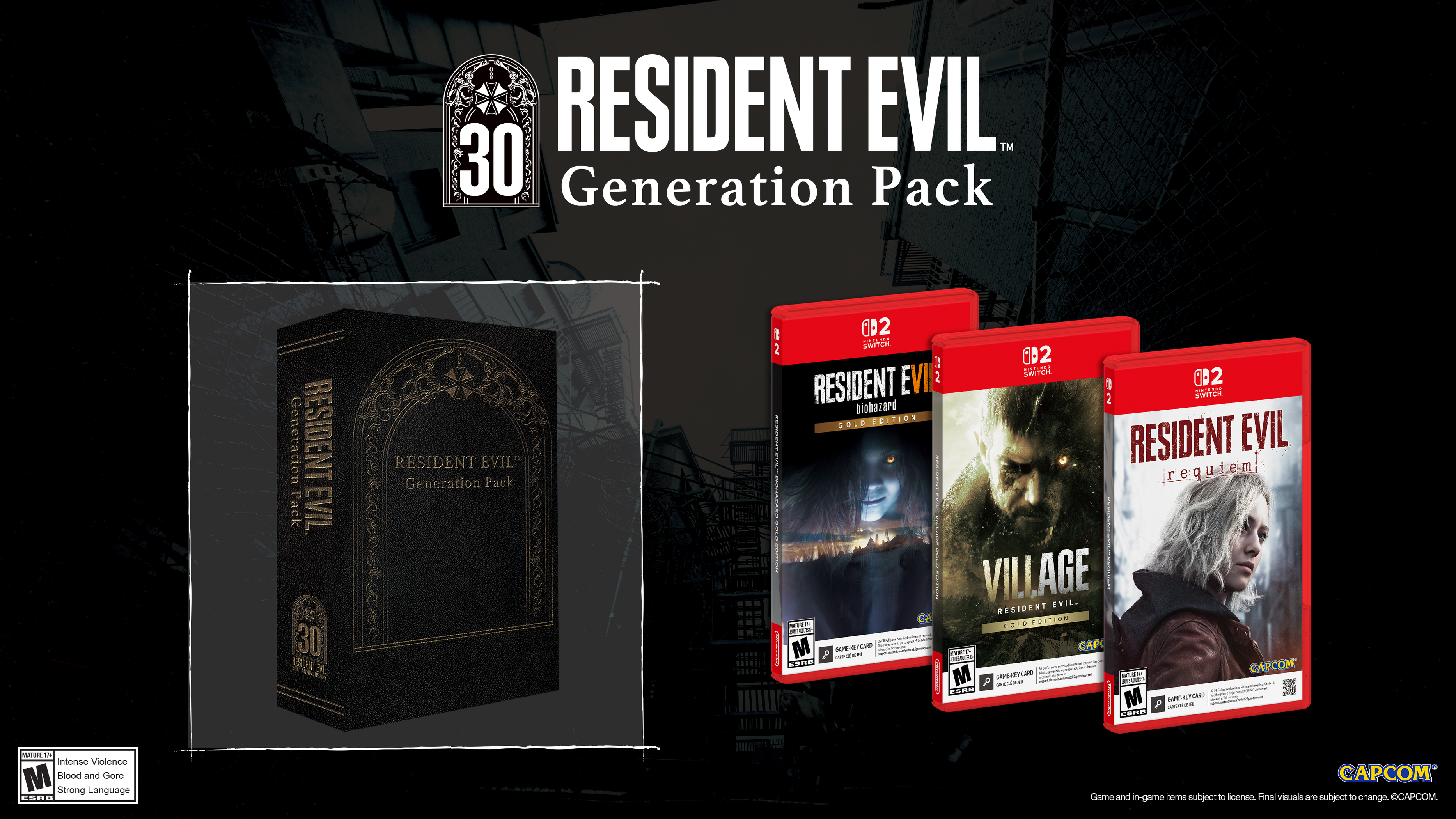 Resident Evil Generation Pack [Game-Key Card] - Nintendo Switch 2 ...