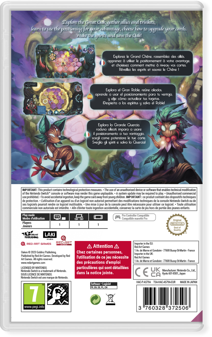 Oaken [Standard Edition] - Nintendo Switch [Red Art Games ...