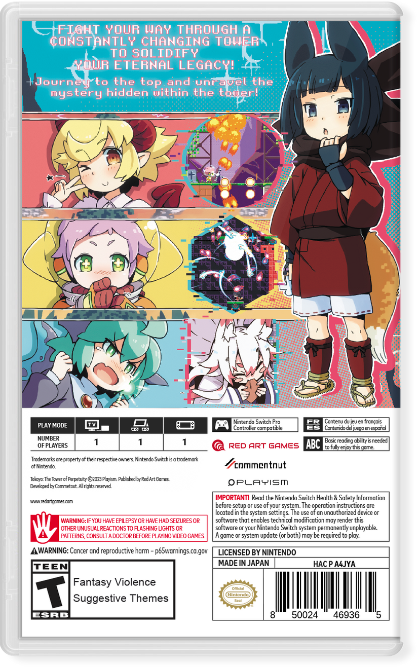 Tokoyo: The Tower of Perpetuity - SWITCH [VGP BONUS - CD & ARTCARDS ...