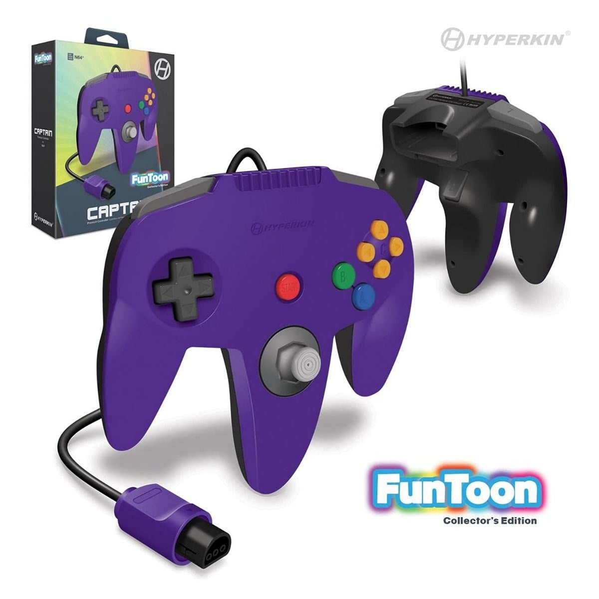 Hyperkin Captain Premium Controller For N64 Funtoon Collector's Editio ...
