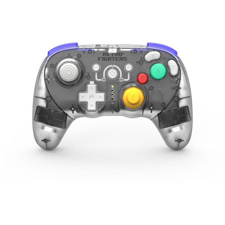 Retro Fighters BattlerGC Pro Wireless GameCube Controller [Crystal ...