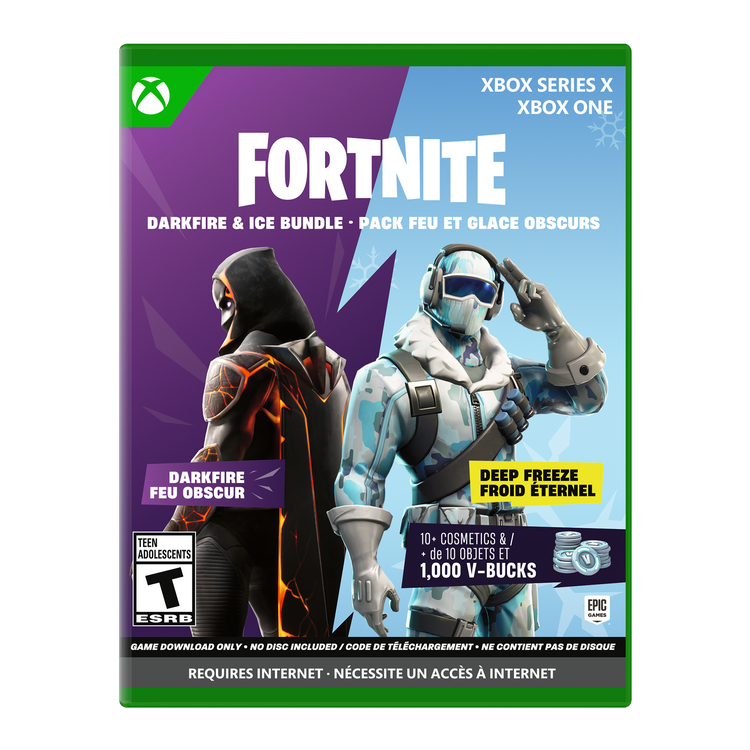 FORTNITE - Darkfire & Ice Bundle [Code in Box] - Xbox One/Xbox Series ...