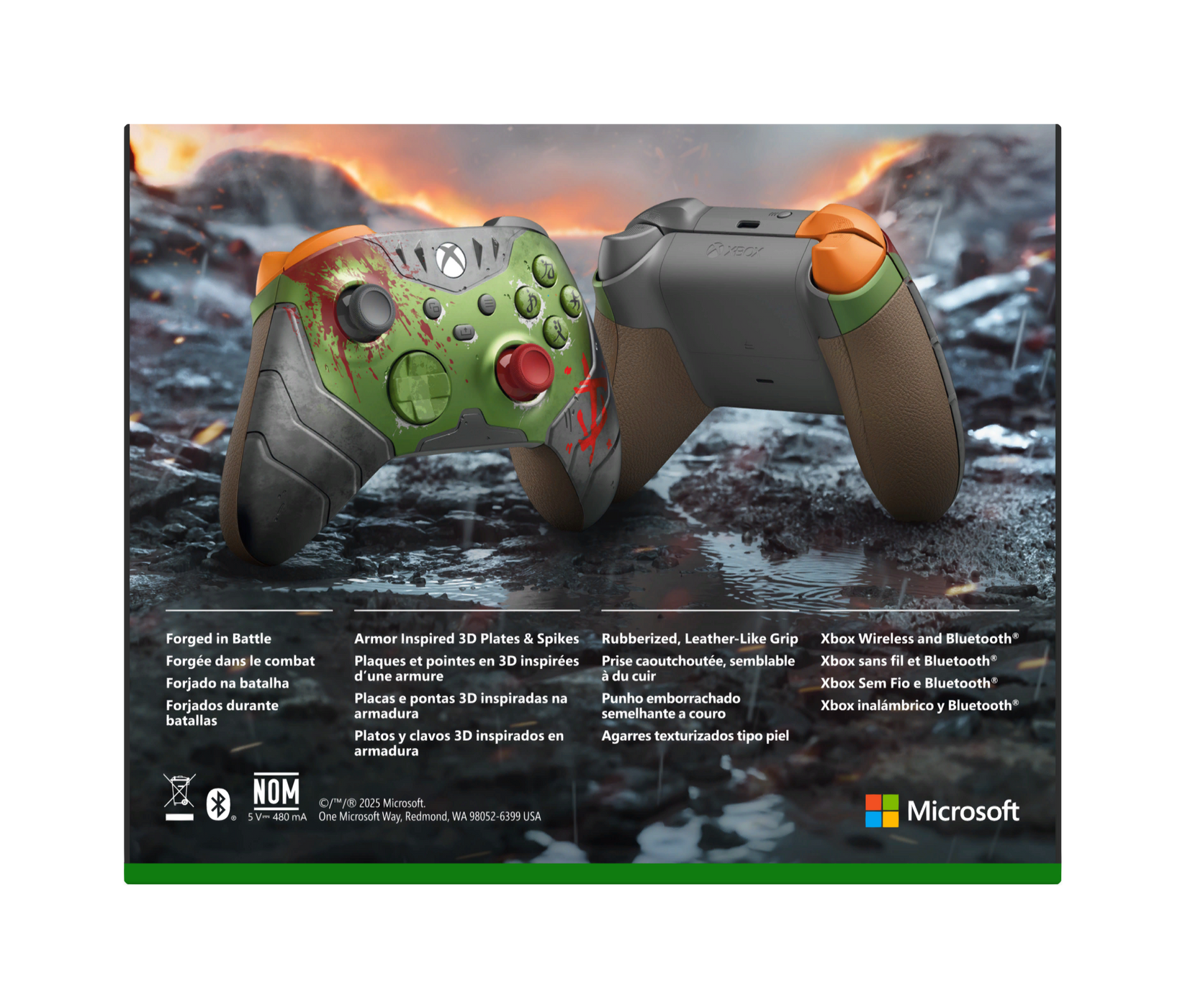 Xbox Wireless Controller – DOOM: The Dark Ages Limited Edition - Xbox ...