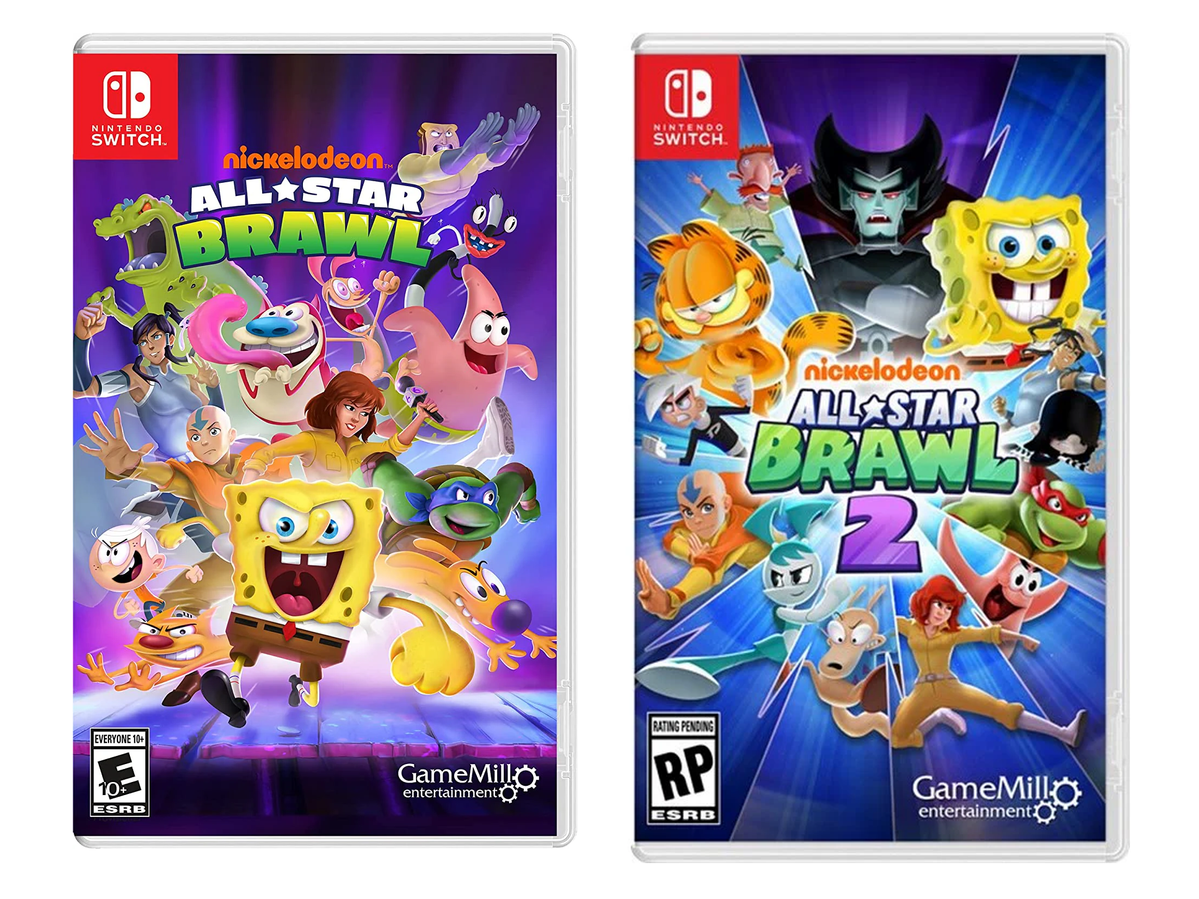 Nickelodeon All-Star Brawl 1 & 2 Bundle Pack (Physical Cart) - Nintend ...