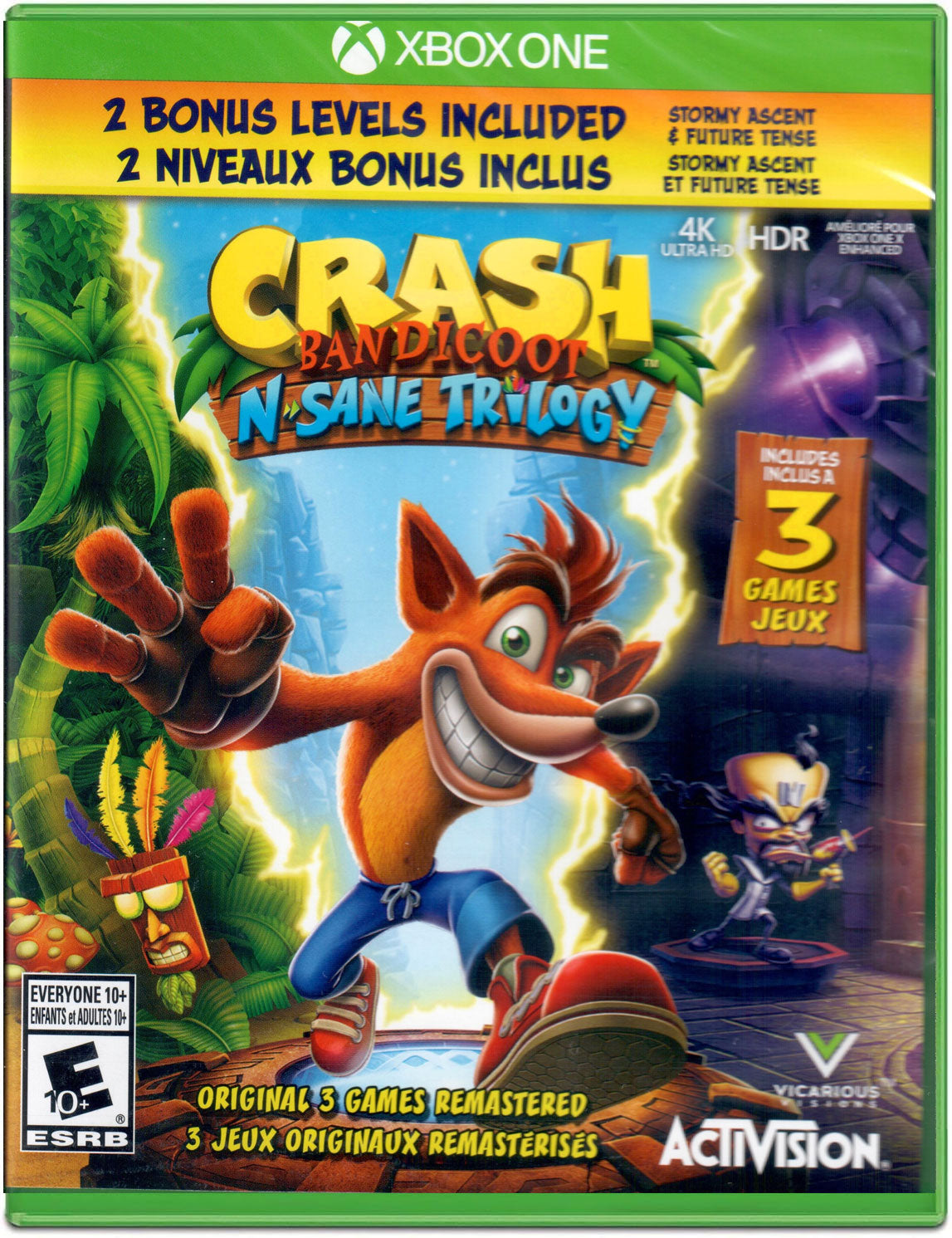 Crash Bandicoot N Sane Trilogy - Xbox One — VIDEOGAMESPLUS.CA