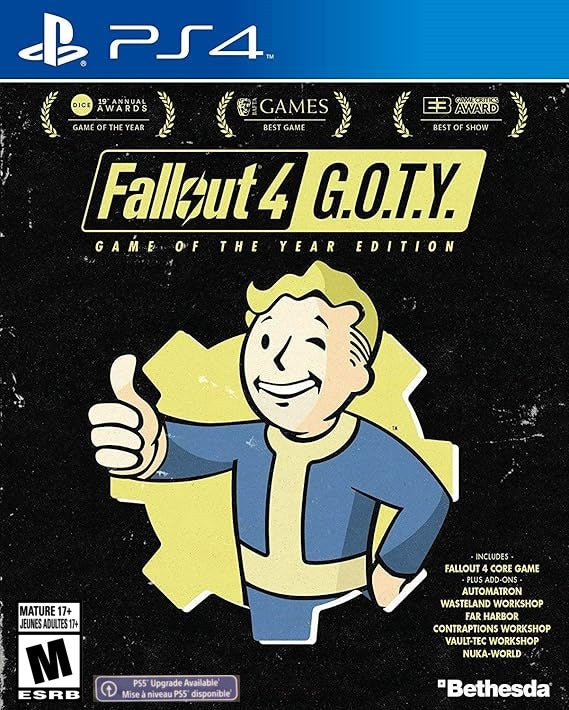 Fallout 4 Game of the Year Edition - PS4 — VIDEOGAMESPLUS.CA