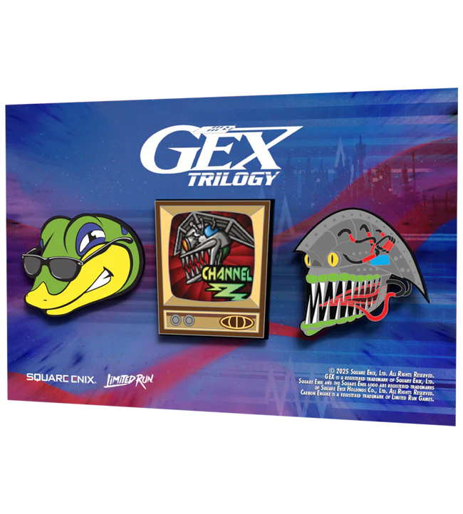 GEX Trilogy Pin Set [Limited Run Games] — VIDEOGAMESPLUS.CA