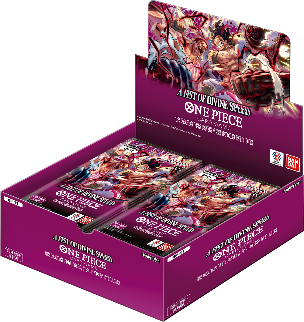 One Piece Card Game - A Fist Of Divine Speed Booster Box (OP-11 ...