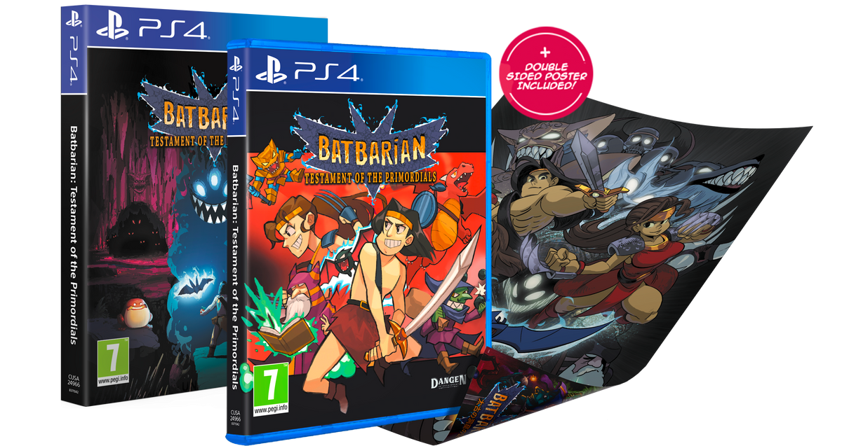 Batbarian: Testament of the Primordials - PlayStation 4 [Red Art Games ...