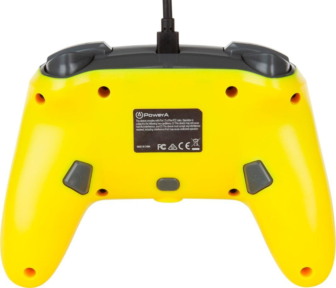 Power A - Enhanced Wired Controller Pokémon Pikachu Grey - Nintendo Sw ...