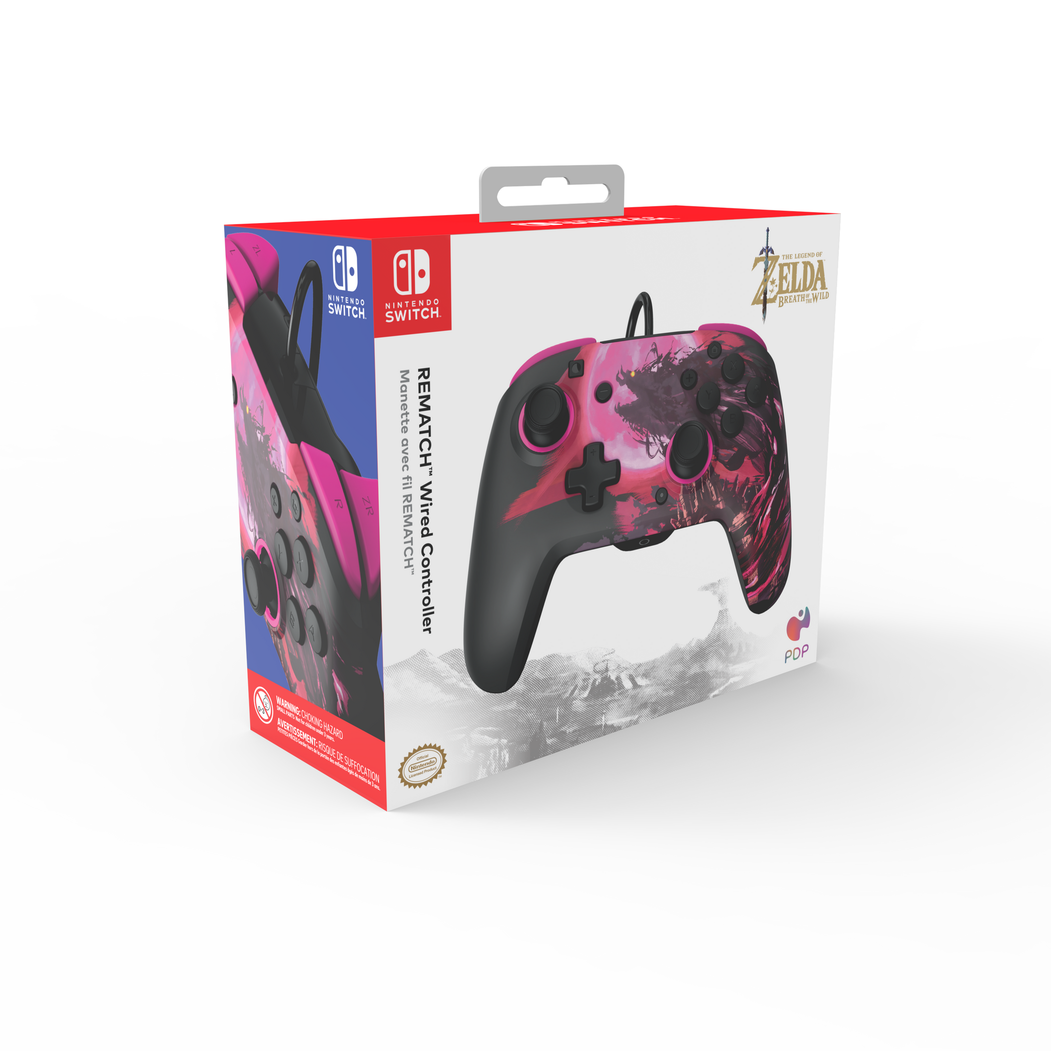 PDP - REMATCH WIRED CONTROLLER: CALAMITY GANON FOR NINTENDO SWITCH, NI ...