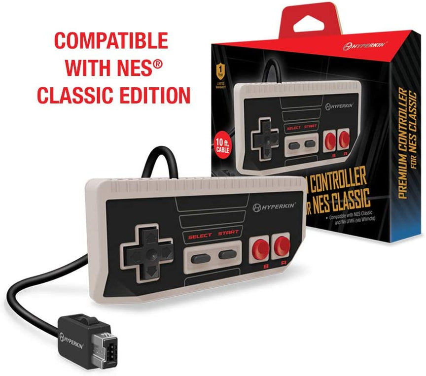 NES PREMIUM CONTROLLER FOR NES CLASSIC - HYPERKIN — VIDEOGAMESPLUS.CA