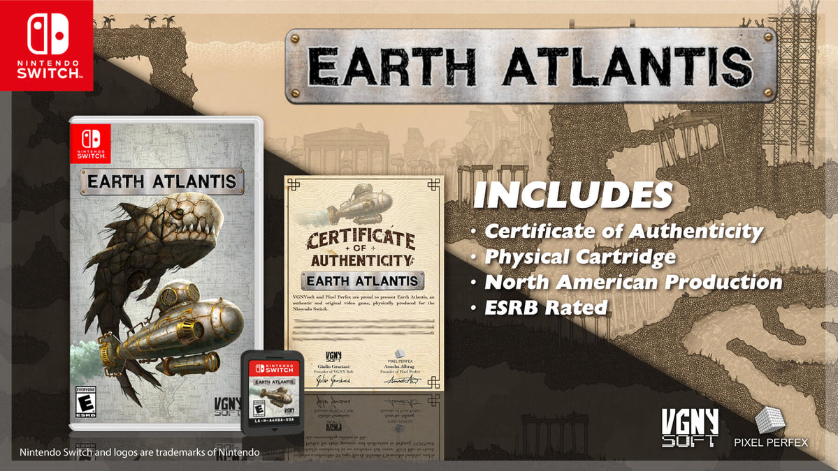 Earth Atlantis [Standard Edition] - SWITCH [VGNY SOFT] — VIDEOGAMESPLUS.CA