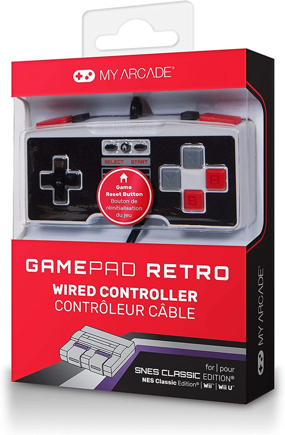 My Arcade GamePad Retro - Classic Wired Controller for the SNES/NES Cl ...