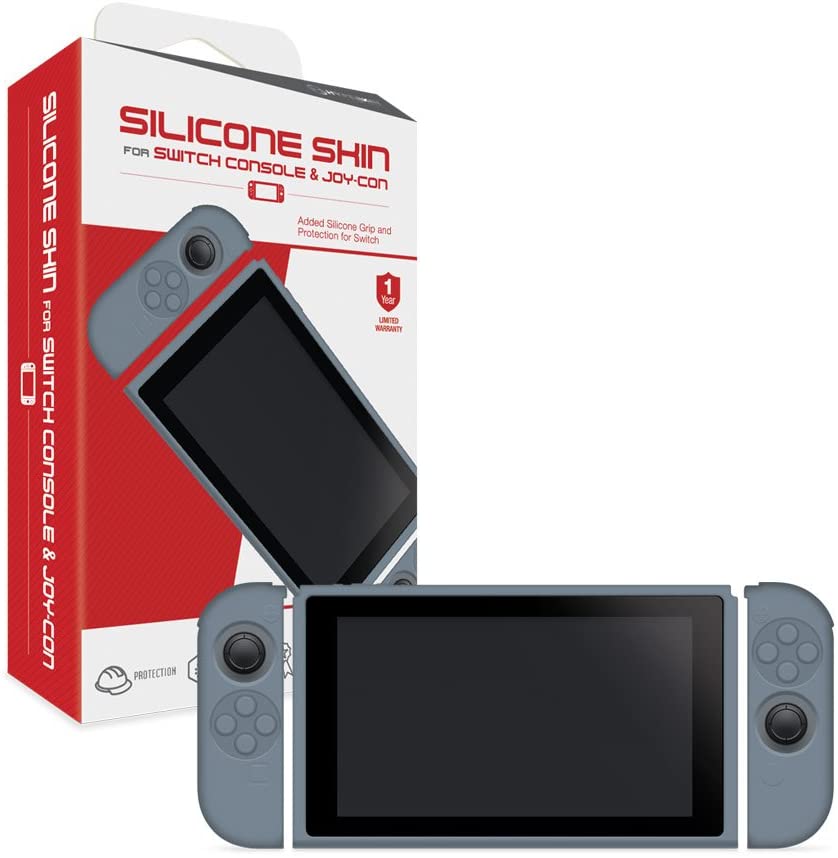HYPERKIN Silicone Skins for Switch Console and Joy-Con [Neo Gray] - SW ...