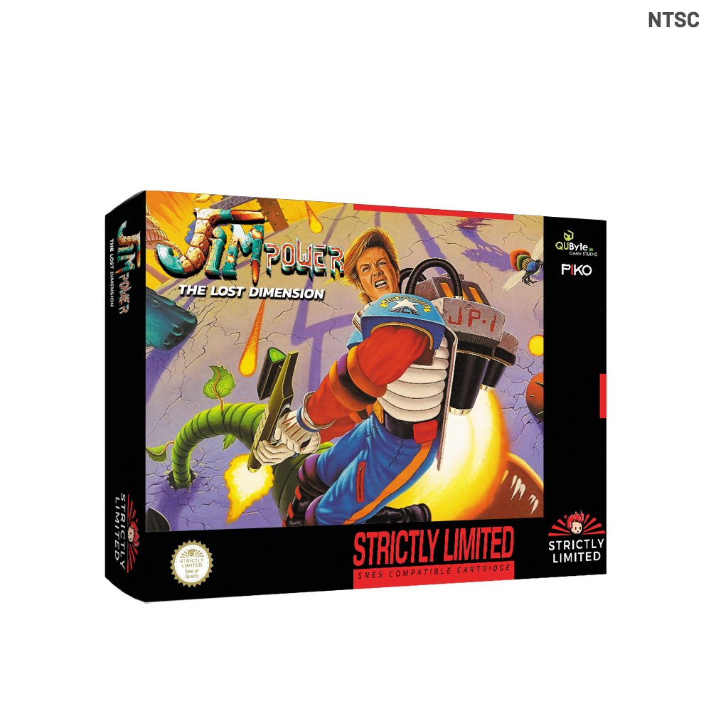 JIM POWER: THE LOST DIMENSION - SNES COMPATIBLE GAME (NTSC) [STRICTLY ...