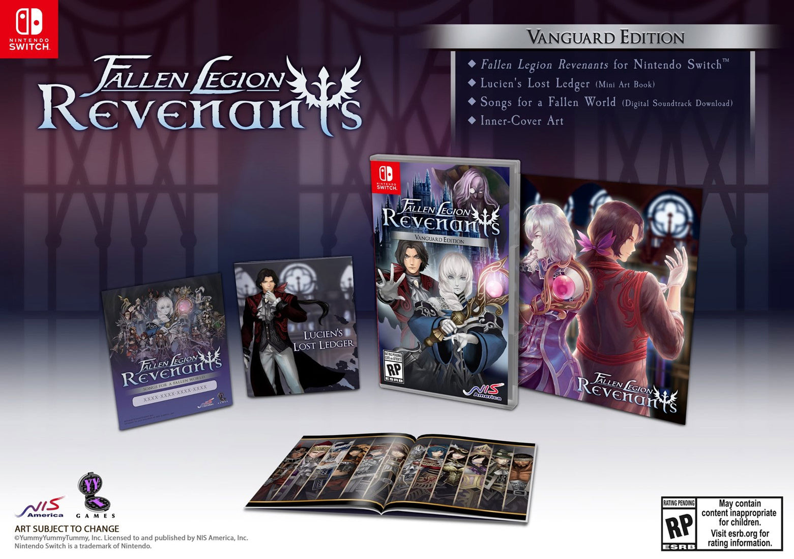 Fallen Legion Revenants [Vanguard Edition] - Nintendo Switch ...