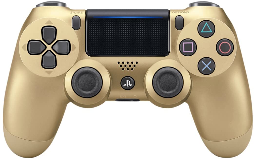GOLD DUALSHOCK 4 CONTROLLER SLIM MODEL (LATAM) - PS4 — VIDEOGAMESPLUS.CA