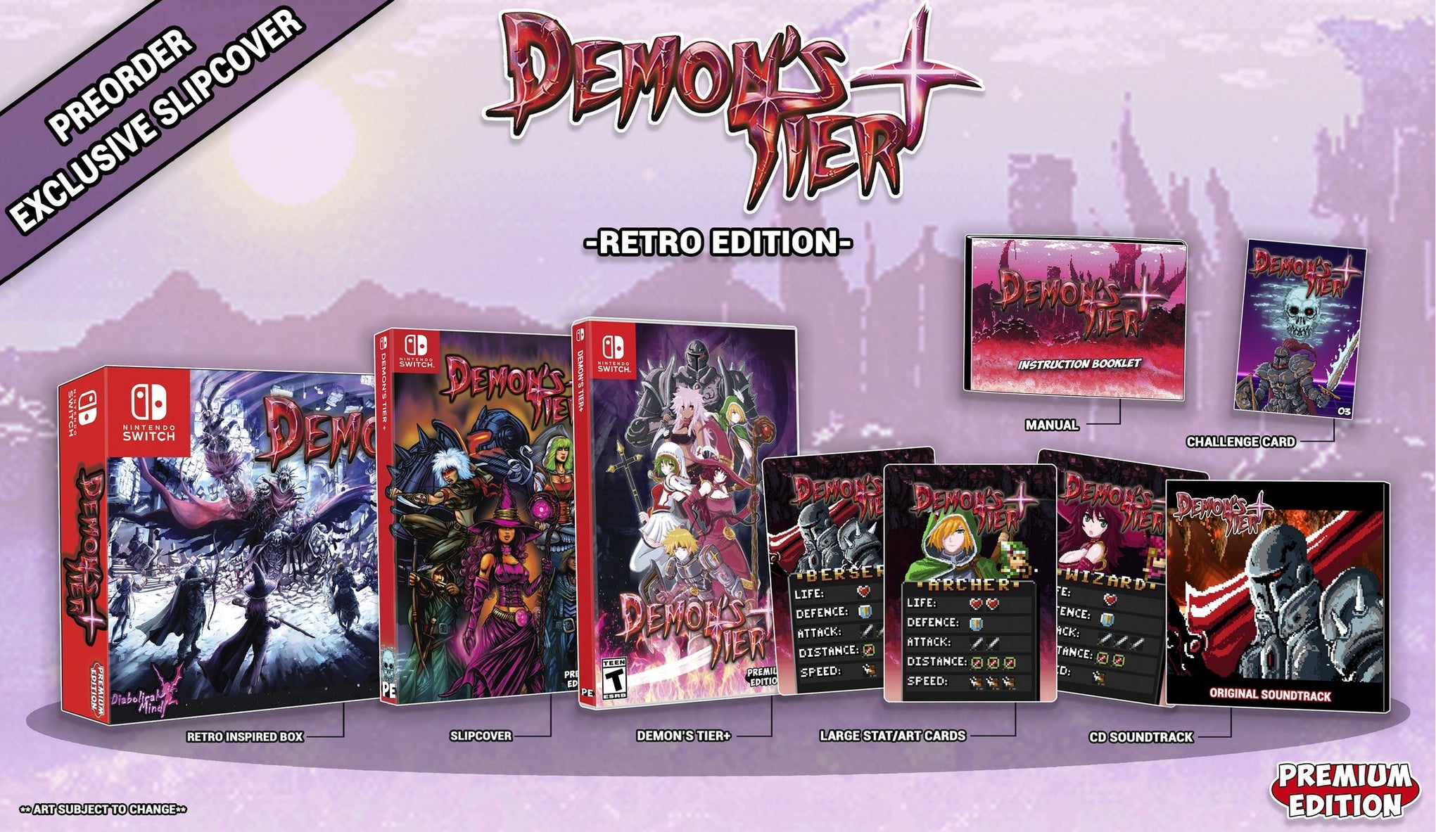 DEMON'S TIER'S + [PREMIUM EDITION GAMES #3] [RETRO EDITION] - SWITCH ...